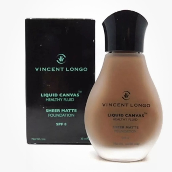 Vincent Longo | Makeup | Vincent Longo Liquid Canvas Healthy Fluid Sheer Matte Foundation Topaz ...